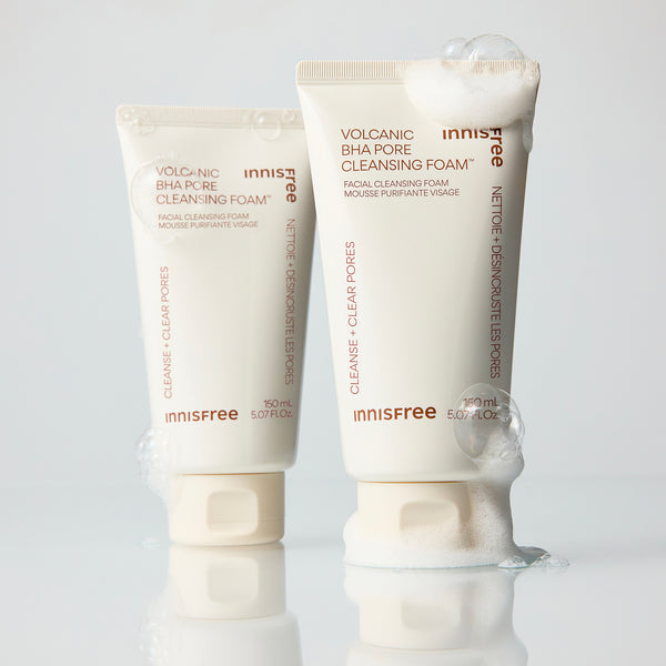Volcanic BHA Cleansing Foam Mousse Nettoyante Innisfree - Oh My Cream